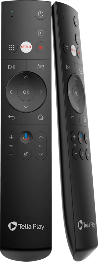 Fjärrkontroll Telia Play Hub utan siffror